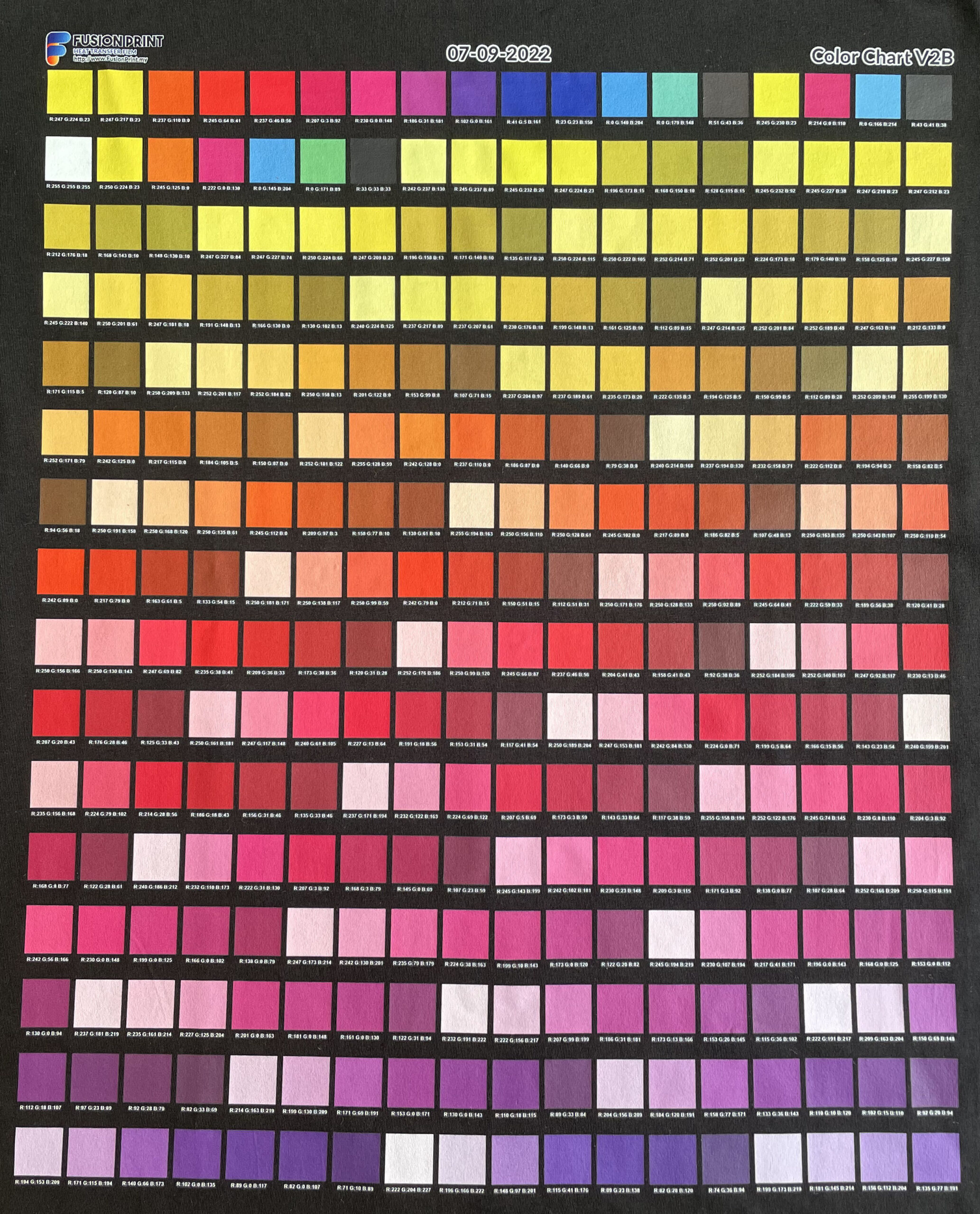 Cut Sheet Transfer 13 x 13 inch – Fusion Print