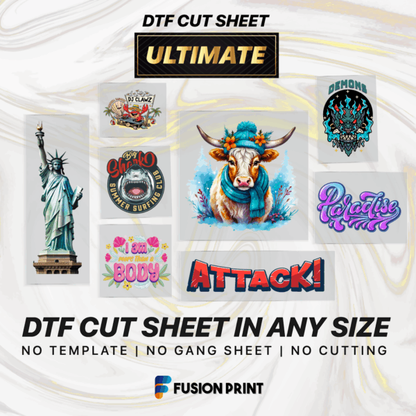 Fusion Print DTF Film – Ultimate Cut Sheet – Fusion Print